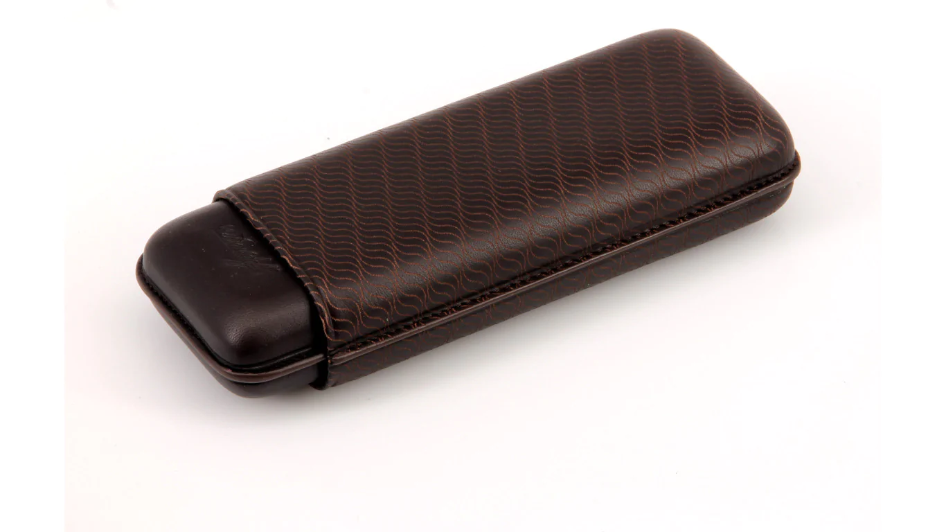 Davidoff Cigaretui XL-2 Brunt læder 'Enjoy'